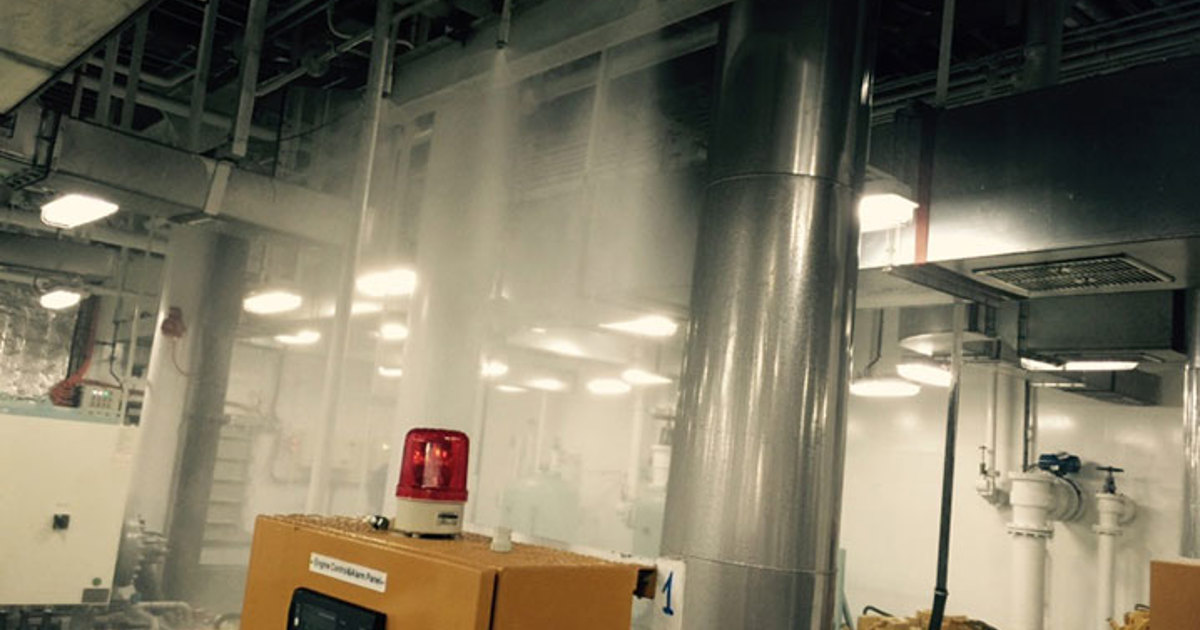 FineFog™ - Brandslukningssystem | DESMI - Make life flow